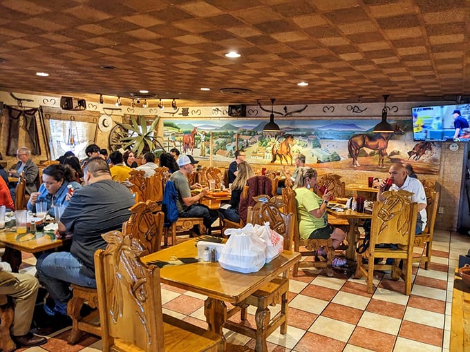 It's not just a meal; it's a fiesta for your senses! Watch as happy diners wrangle their way through mountains of Southwestern delights.