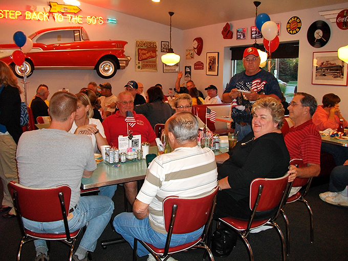 Where everybody knows your name... or at least your favorite milkshake flavor. This diner's warm atmosphere is as comforting as its menu.