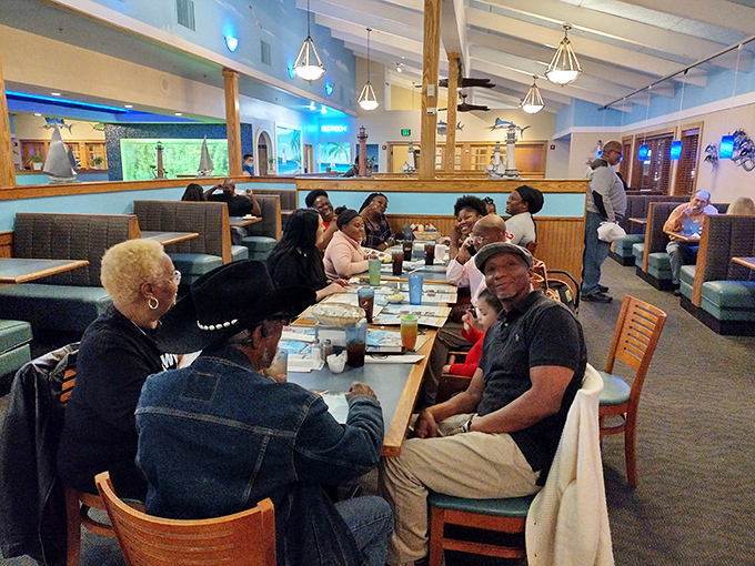 Where strangers become friends over shared love of seafood. It's like a delicious, butter-drenched version of "Cheers"!