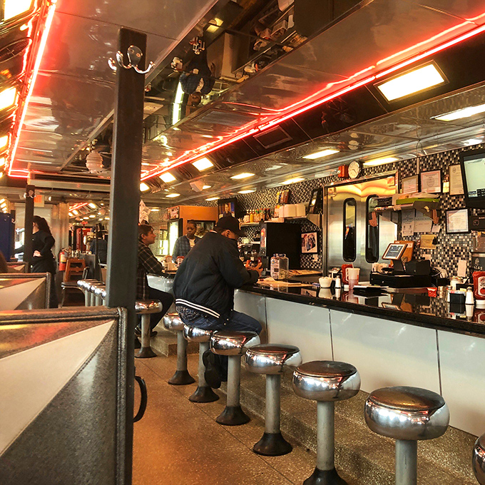 The breakfast bar: Where early birds catch both the worm and the latest town gossip. Pull up a stool and join the club!