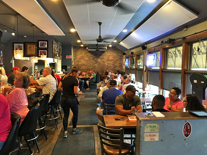 The happiest place on earth? It might just be Stella's during the lunch rush. These diners know they're in for a treat that'll make their day.