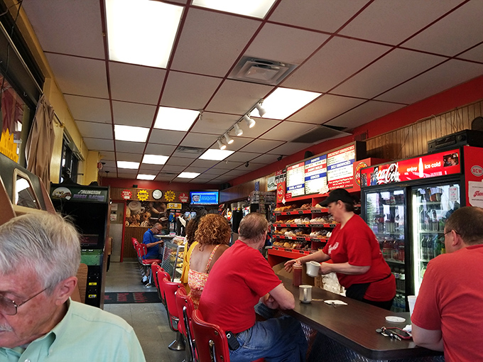 Frankie's: Where strangers become friends, and friends become regulars. All hail the power of donuts!