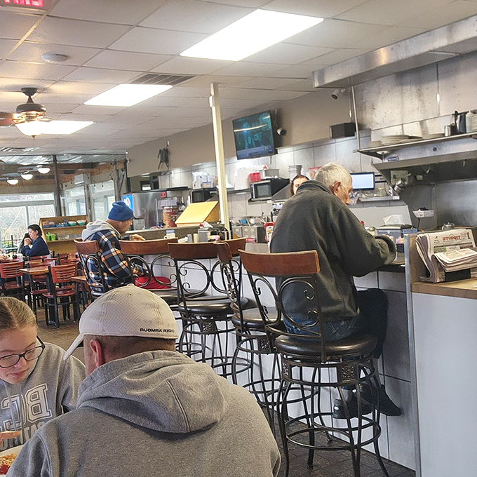 Where strangers become neighbors over steaming plates of comfort food. It's not just a meal; it's a slice of small-town Americana.