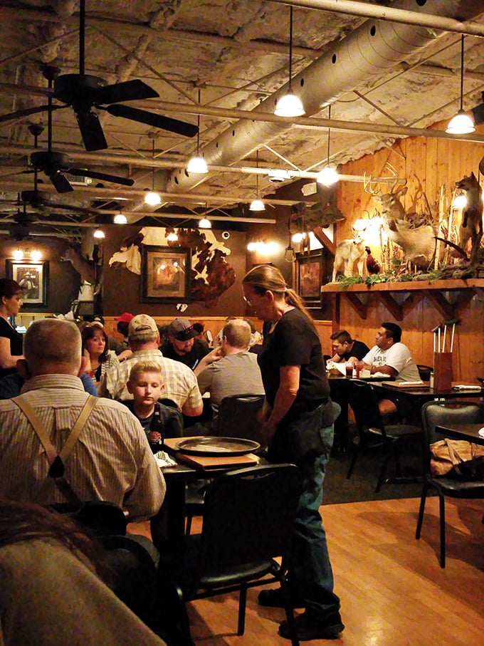 Where strangers become friends over shared love of beef! It's like a support group for steak addicts, and everyone's falling off the wagon.