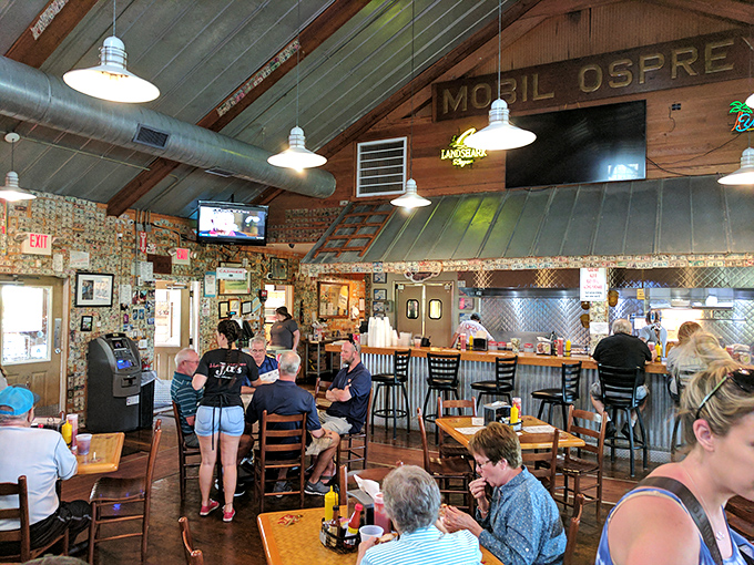 Where strangers become friends over burgers and fries. It's like a real-life episode of "Cheers," but with better food!