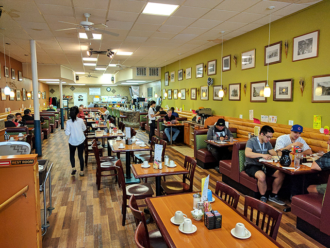 A slice of life, served with a side of coffee! Charlie's bustles with the energy of a community gathering spot.