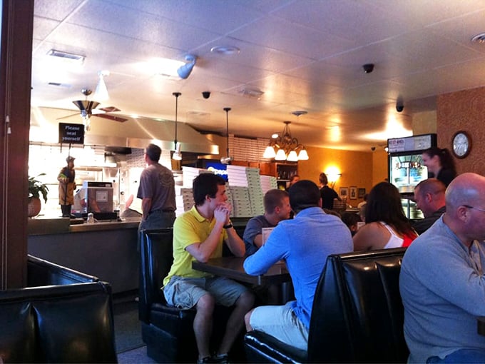 A slice of Iowa City life: where pizza brings together students, families, and anyone with good taste.