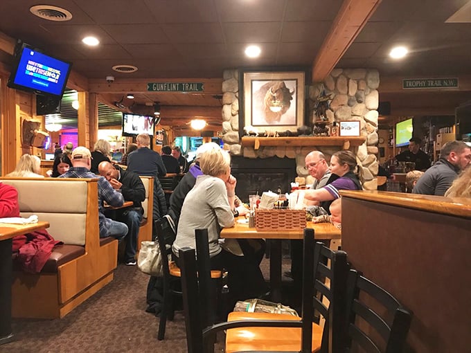 Here's where food brings folks together. It's like Thanksgiving, minus the awkward family conversations and plus amazing wings.