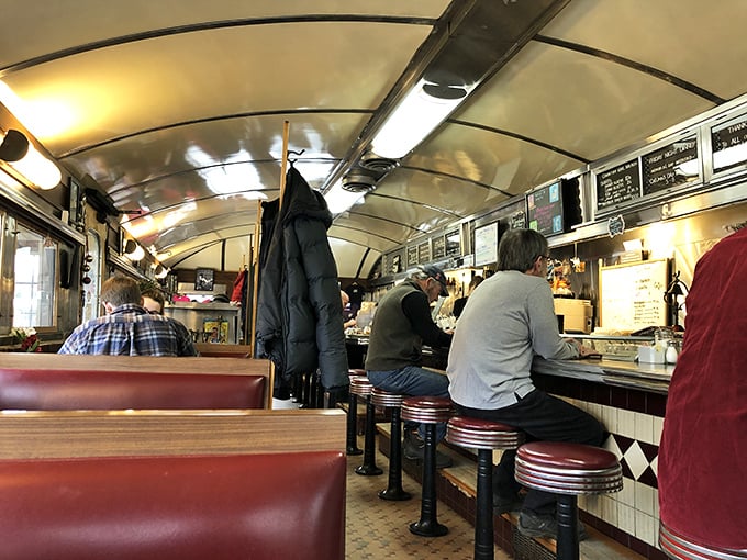 Counter culture at its finest&mdash;where locals and travelers share elbow space and maple syrup wisdom beneath that iconic curved ceiling.