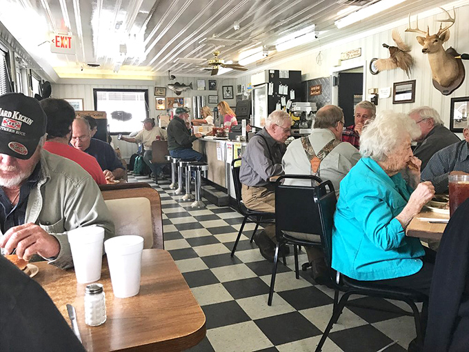 Where everybody knows your name, or at least your usual order. The real magic of diners? The colorful cast of regulars.