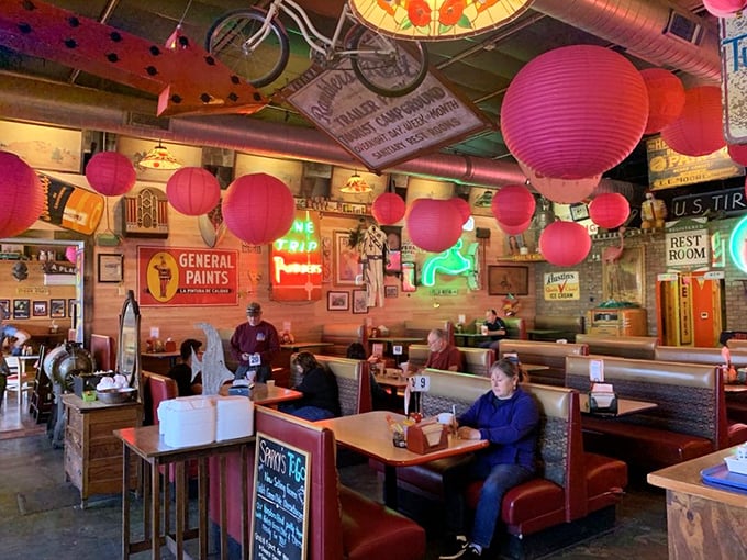 Where locals and pilgrims unite under pink paper lanterns, bonded by the universal language of "mmm" and "pass the napkins."