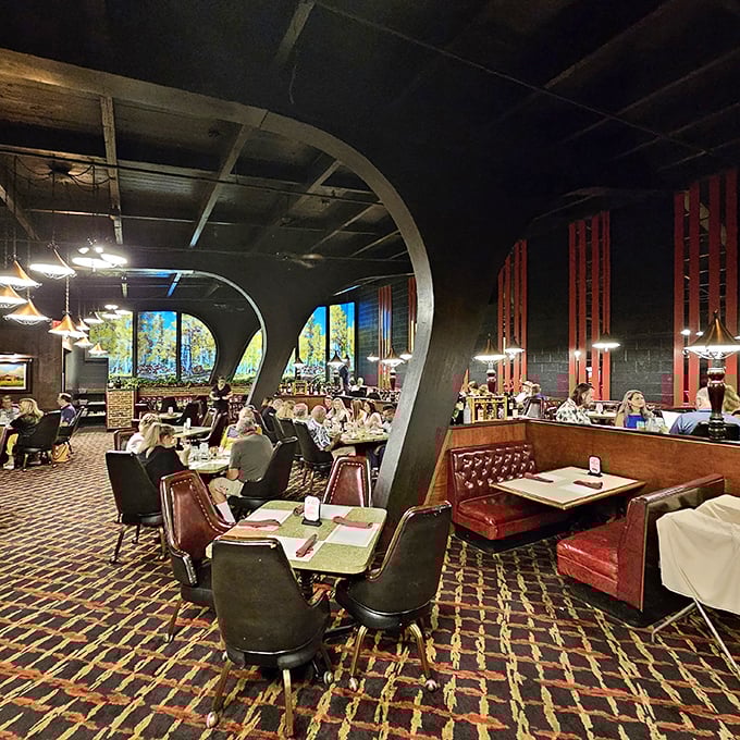 Where strangers become friends over shared love of good food. This isn't just dinner; it's a communal experience wrapped in the warm embrace of nostalgia.