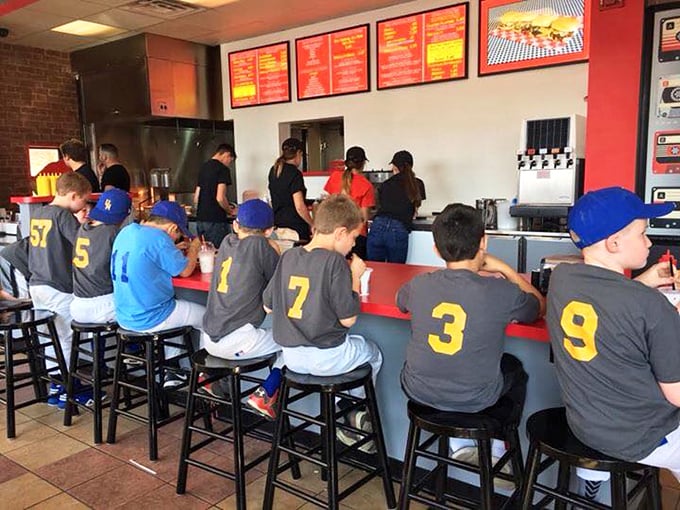 Little leaguers, big appetites! These young athletes are fueling up for their next home run &ndash; or at least their next growth spurt.