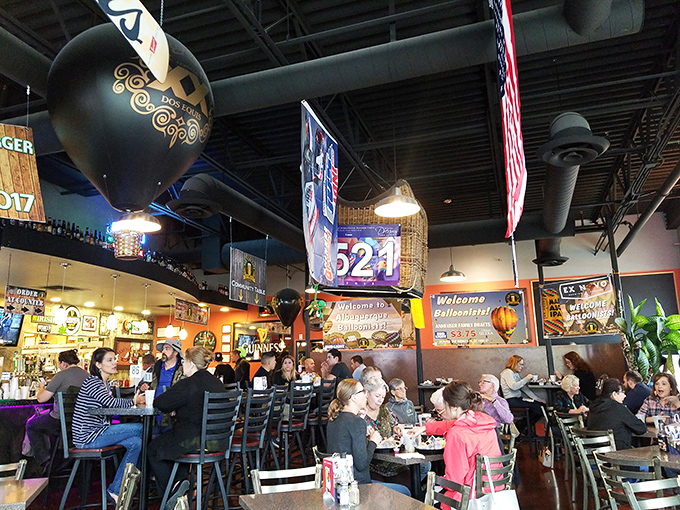 Welcome to Flavor Town, population: everyone in this picture! The bustling interior of Oak Tree Cafe is where food dreams come true.