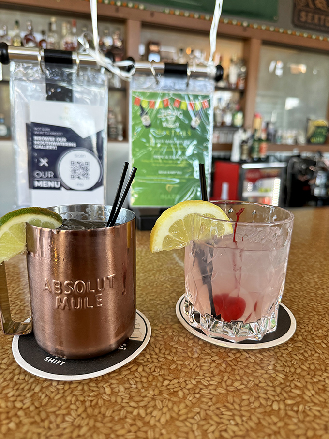 Cheers to good times! These cocktails are dressed to impress, ready to kickstart your evening with a splash of Irish-inspired mixology magic.