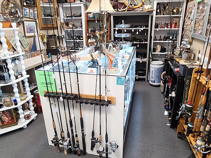Gone fishin' for memories? This collection of vintage rods and reels could lure in even the most reluctant angler. Just don't expect to catch anything but nostalgia!