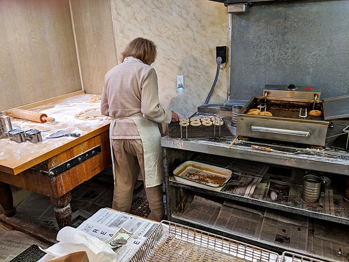 Fresh out of the fryer &ndash; nature's alarm clock! Who needs coffee when you've got these golden rings of joy?