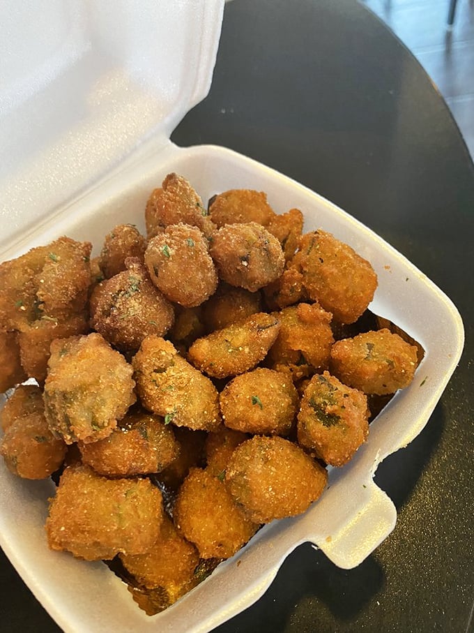 Crispy, crunchy, and utterly addictive. These fried okra bites are the South's answer to popcorn.