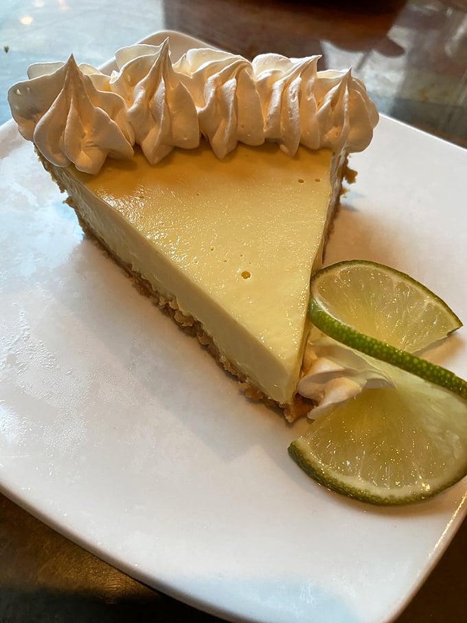 Key lime pie so good, it'll make your taste buds do the twist. Pucker up for a slice of citrus paradise!
