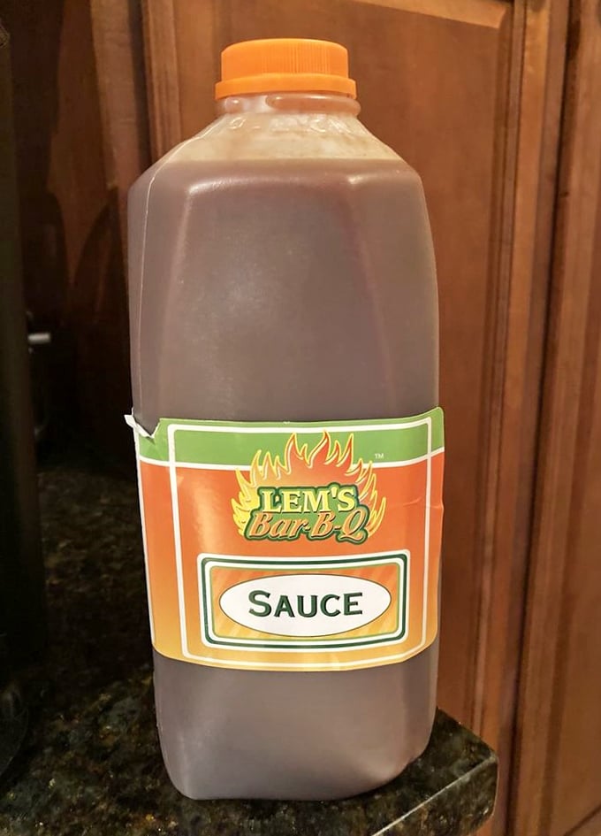 Lem's secret sauce: Liquid gold that could make even cardboard taste like a gourmet meal. Bottle it, and retire early!