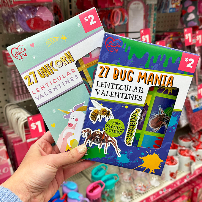 Lenticular valentines that are changing the game faster than you can say "Be mine." It's like Pokemon cards met Cupid, and the result is adorably affordable.