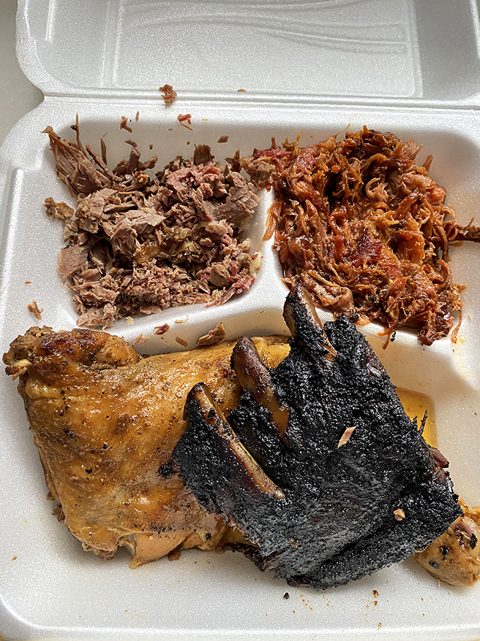 The BBQ sampler: because sometimes you need a little bit of everything to solve life's great meat mysteries.