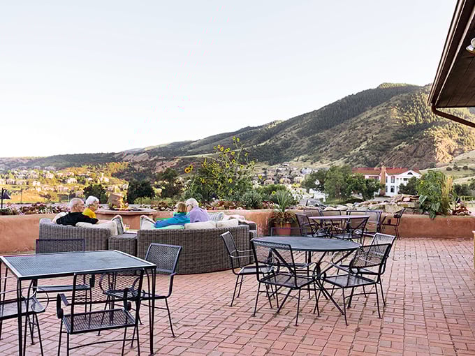 Dine with a view that'll make your Instagram followers green with envy. The Fort's patio: where "Rocky Mountain High" meets "Mmm, that's tasty!"