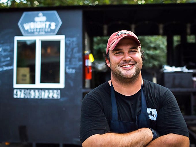 The man behind the meat magic: Passion, dedication, and a killer barbecue recipe &ndash; that's the Wright stuff!