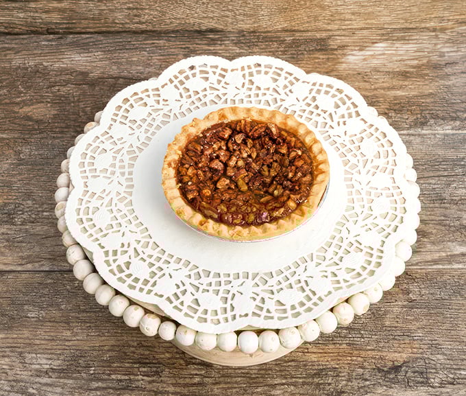 Life is sweet, especially with this pecan pie. It's like a warm Southern hug for your taste buds - nostalgic and oh-so-satisfying.