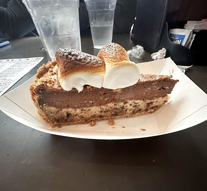 S'more, please! This cheesecake is what campfire dreams are made of, minus the mosquitoes and with 100% more fork-licking goodness.