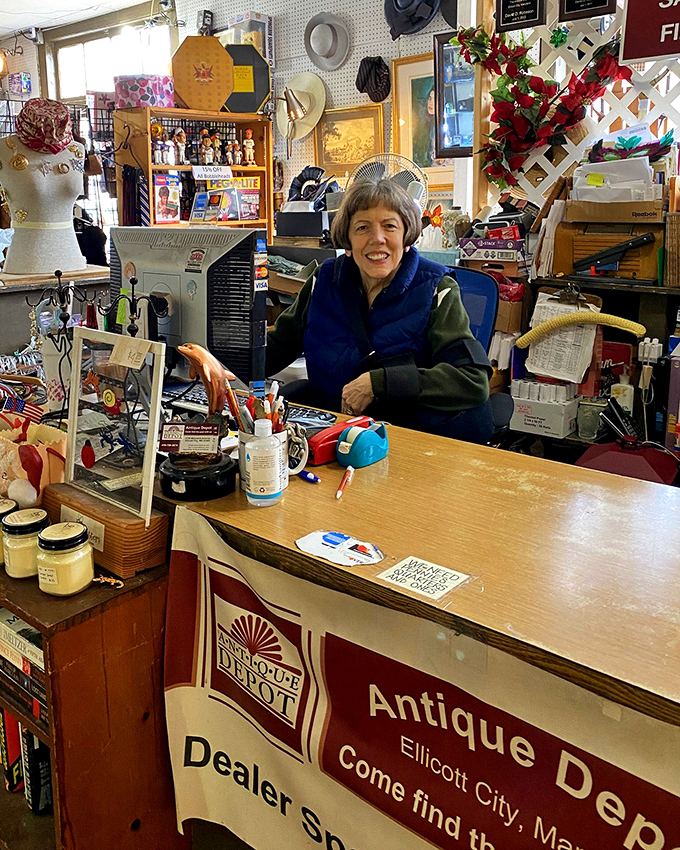 Meet your friendly neighborhood time traveler! The staff here are walking encyclopedias of antique knowledge, ready to guide your journey through the past.