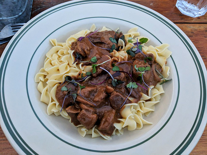 Stroganoff so good, it'll make you want to do the happy dance! This creamy, beefy pasta is comfort in a bowl.
