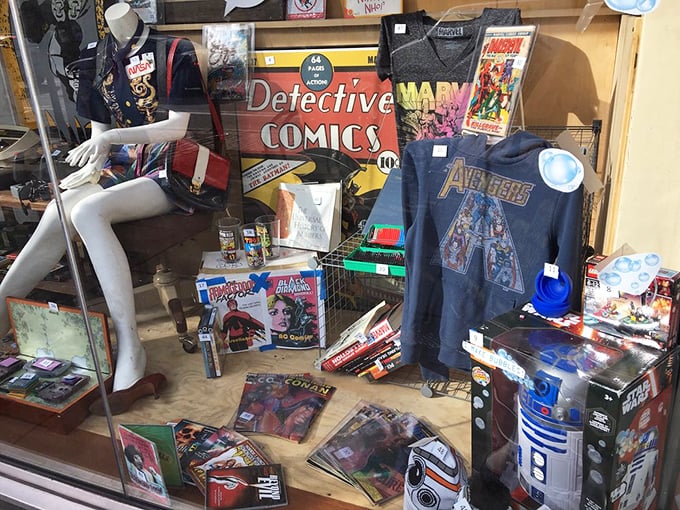 Holy bargains, Batman! Comic book enthusiasts and pop culture aficionados will find their happy place in this superhero haven.