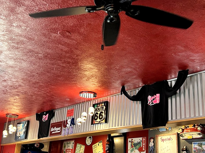 If these walls could talk... they'd probably ask for seconds. Betty's decor is a visual feast that rivals the actual menu.