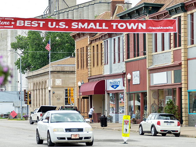 Even the cars in Abilene look like they're posing for a vintage postcard. It's small-town charm with four-wheel drive!