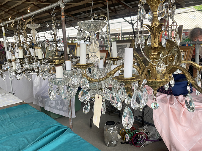 Chandelier chic or crystal chaos? These hanging beauties are ready to add some razzle-dazzle to your dining room &ndash; or secret underground lair.