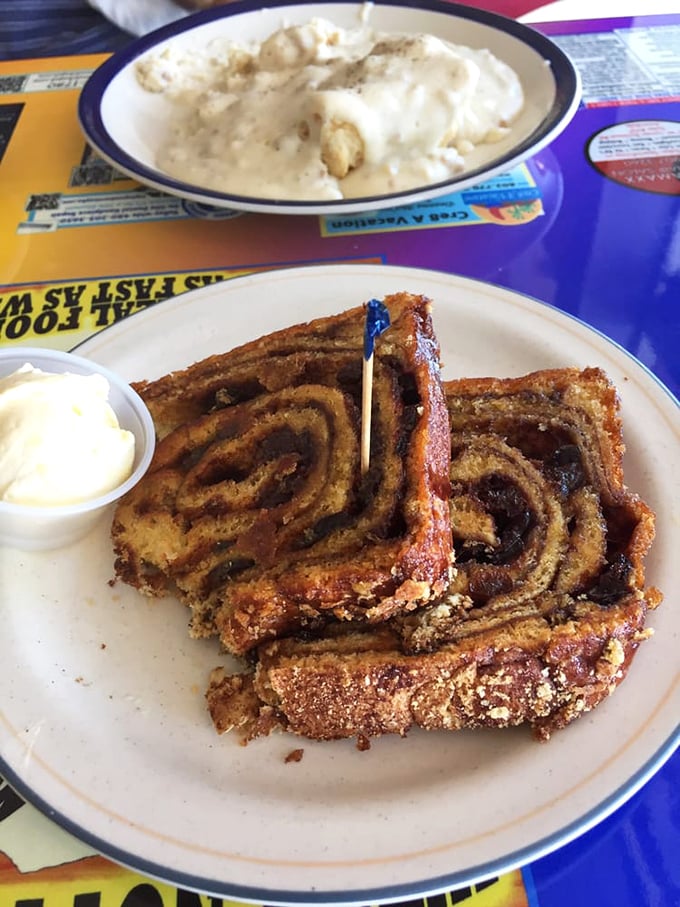 Cinnamon raisin toast that's a cut above the rest. It's like regular toast went to finishing school and came back with a PhD in deliciousness.