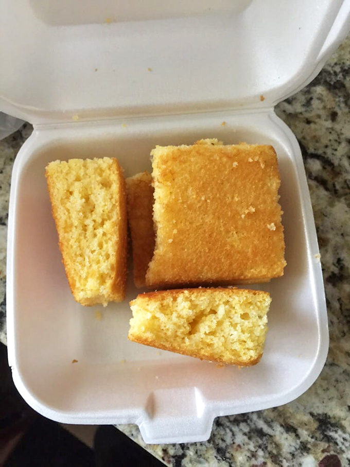 Golden squares of happiness: This cornbread is so good, it could make a Southerner weep with joy.