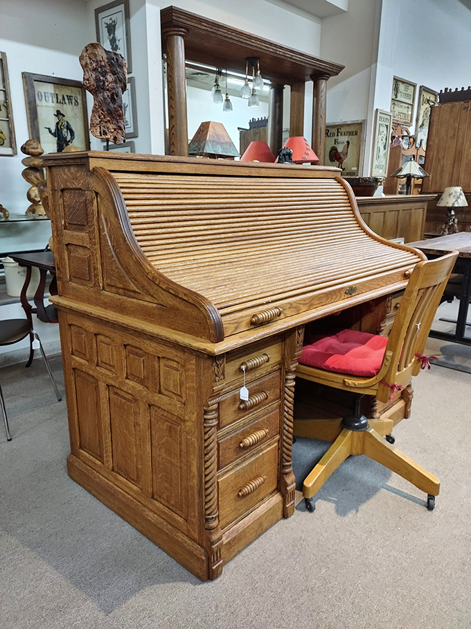 Writer's block, begone! This magnificent desk could inspire the next Great American Novel... or at least a witty tweet.