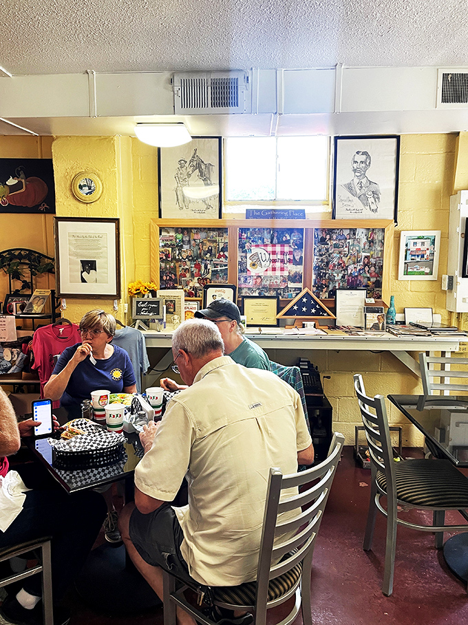 Local flavor served fresh! These happy diners are living proof that good food and great company are the secret ingredients to a perfect meal.