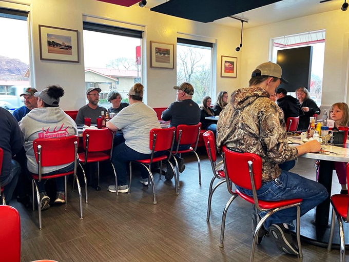 Where strangers become friends over coffee and pie. The Moab Diner isn't just serving food; it's dishing out slices of Americana.