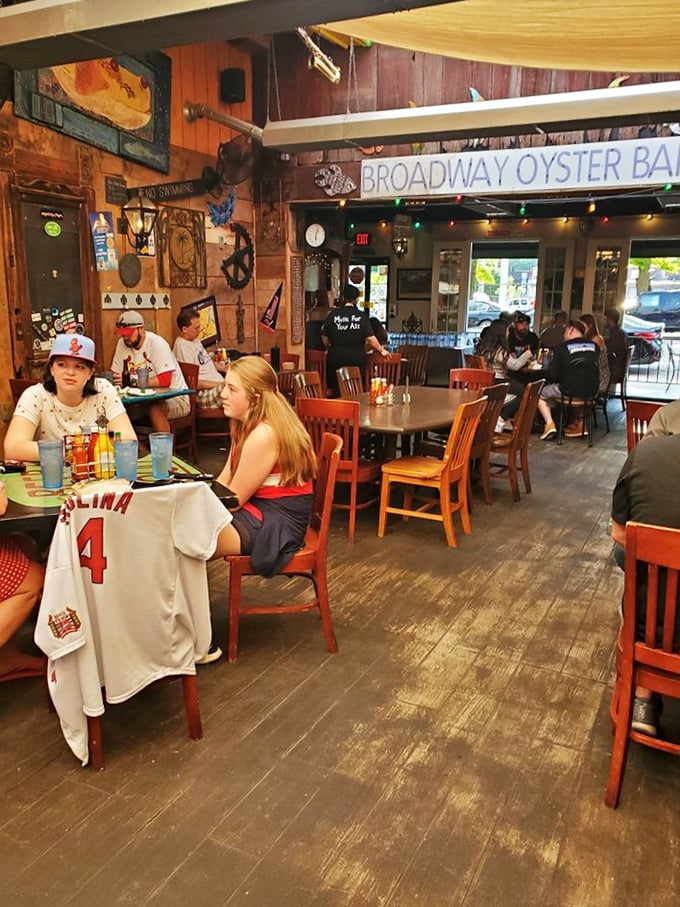 Where everybody knows your name... or at least your favorite oyster! The dining room buzzes with the energy of happy eaters.