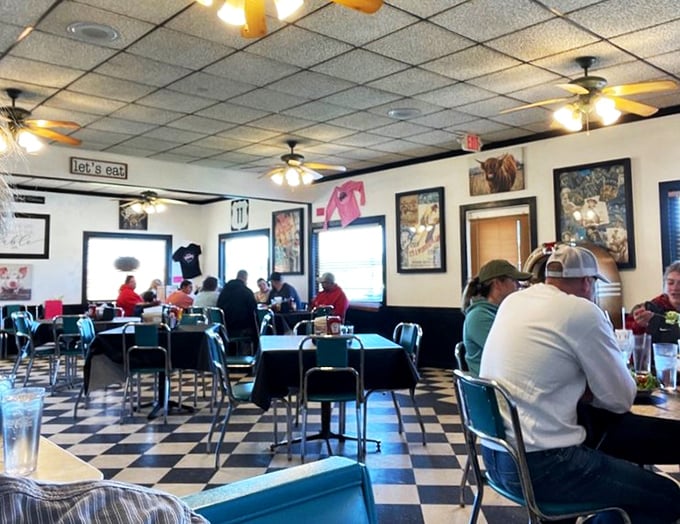 Where strangers become friends over fries and shakes. It's like "Cheers," but with better desserts and no bar tabs.