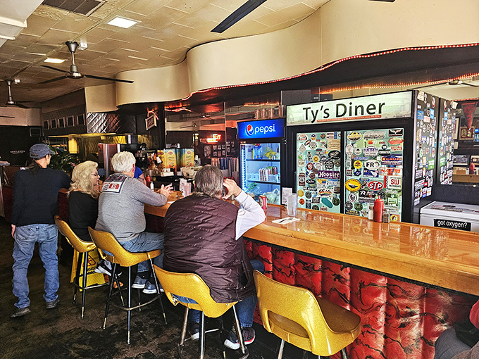 The breakfast club, lunch bunch, and dinner crowd all agree – Ty's counter is the hottest seat in town.
