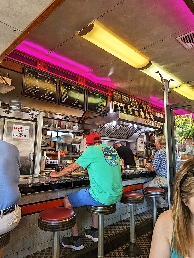 Pull up a stool and join the breakfast club! These lucky diners are about to embark on a journey of deliciousness.