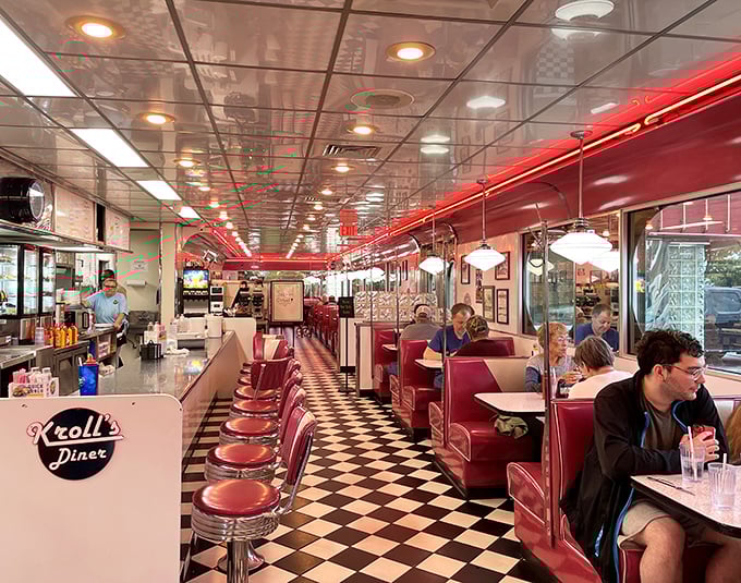 Where everybody knows your name (or soon will). Kroll's isn't just a diner, it's a community hub where stories are shared and memories are made.
