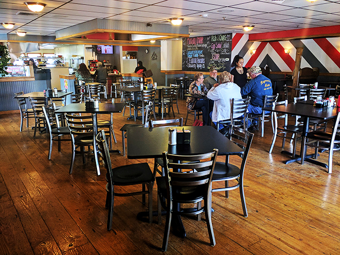 Where strangers become friends! At Blondie's, every meal comes with a side of community and a dash of small-town charm.