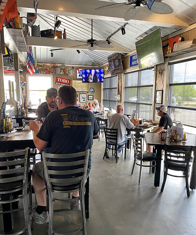 Happiness is a full plate and good company. These diners know the secret to life &ndash; great food shared with friends.