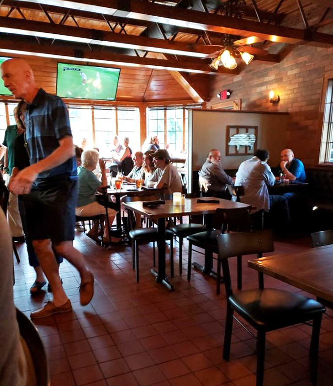 Where locals gather to debate Packers strategy while secretly plotting how to finish their neighbor's abandoned mac and cheese.