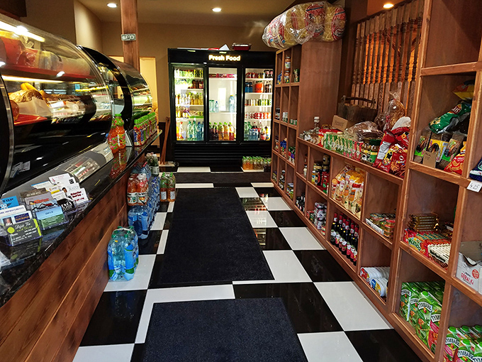 Not just a restaurant but a Polish market too. This aisle of imported goodies ensures you won't leave empty-handed, even when your stomach is full.